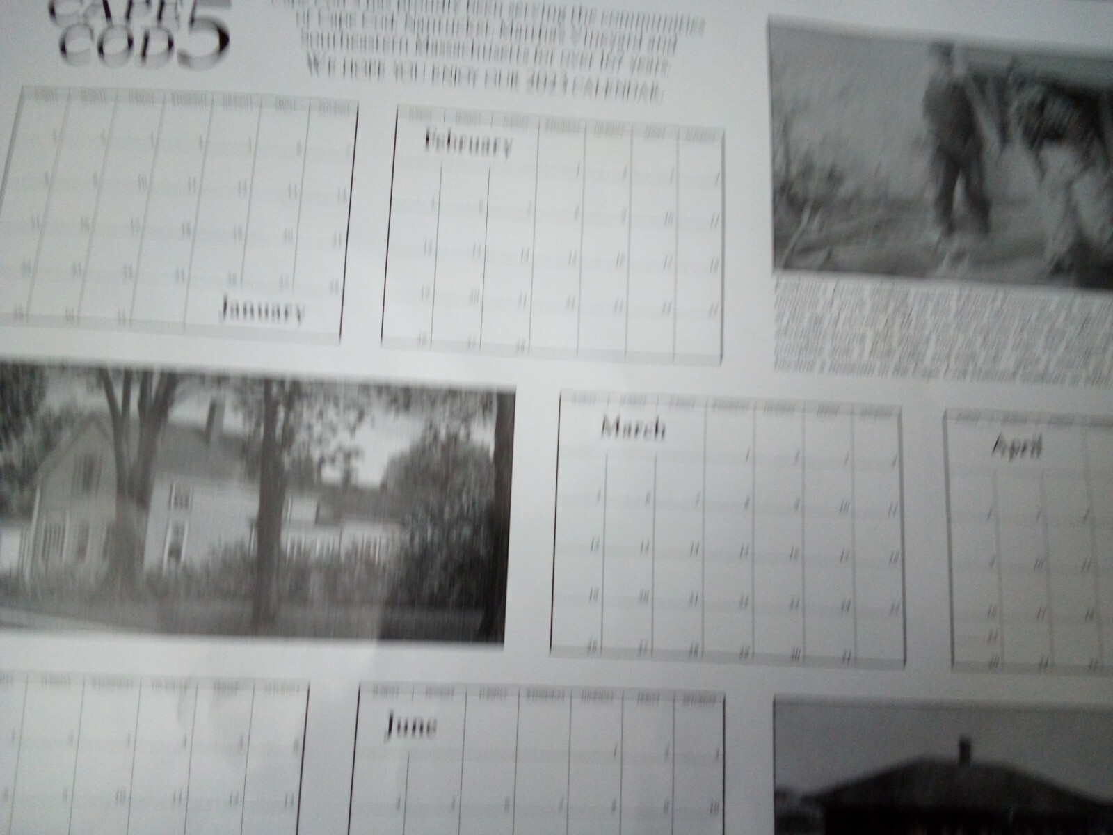 2023 CAPE COD Five 12 Month Wall Art Photo Calendar 8.5" x 11" Fast ...