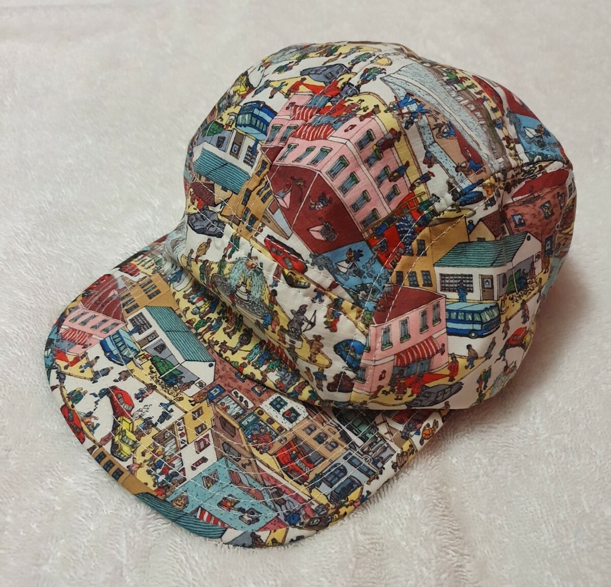 🔶️2013 WHERE'S WALDO WALLY SUPREME 5 PANEL CAP HAT O… - Gem