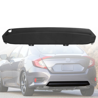 Valance For 2016-2018 Honda Civic Rear Bumper Cover Garnish Textured ...