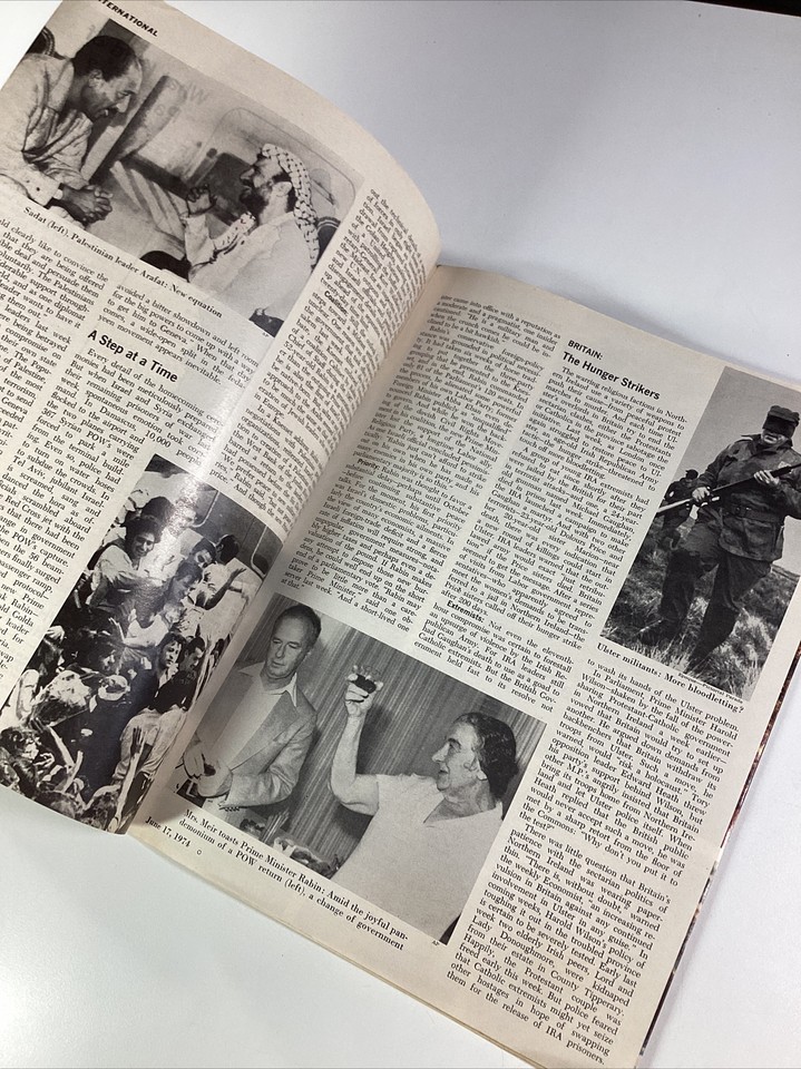 Newsweek Magazine 1974 Rare Ads Nixon Colson Bhutan Sly Hussein JFK ...