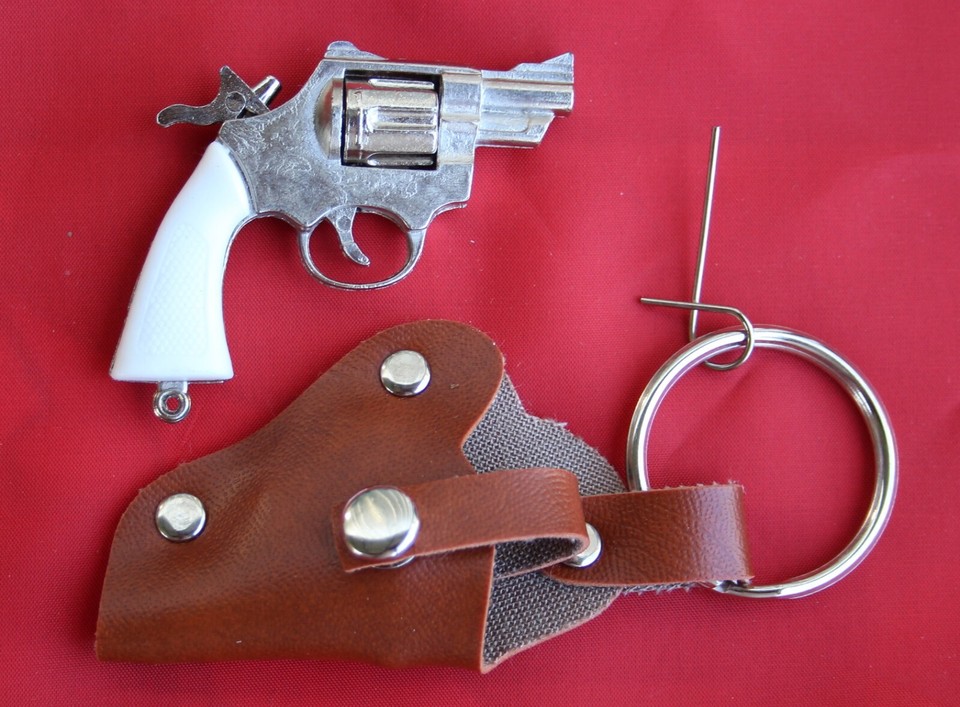 Vintage Edge Mark Toy Cap Gun "Mini Magnum Pistol" NOS Keychain | eBay