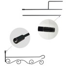 Garden Flag Stand Holder Yard Flag Pole with Clip Anti-Wind Flag Stand ...