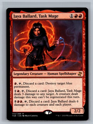 Magic The Gathering Time Spiral Remastered Jaya Ballard, Task Mage #172 ...