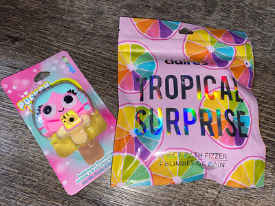 Claire’s pucker pop bubble gum lip gloss tropical bath Fizzer Bomb Spa ...