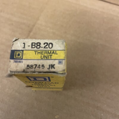 SQUARE D TYPE B #B8.20 - NEW OPEN BOX (st1217) | eBay