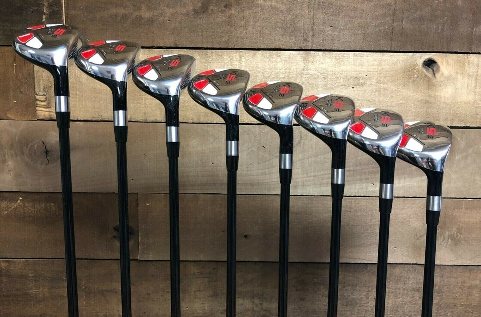 DEMO Senior Mens Majek Golf Hybrid Set (3-PW) Senior Flex Arthritic ...