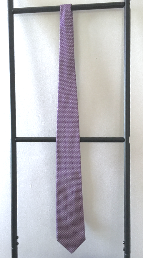Tom Ford Mens Necktie Purple Shimmery Silk Textured Pin Check Micro ...