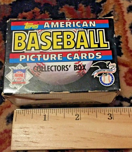 1988 TOPPS MINI AMERICAN BASEBALL PICTURE CARDS COLLECTOR'S BOX | eBay