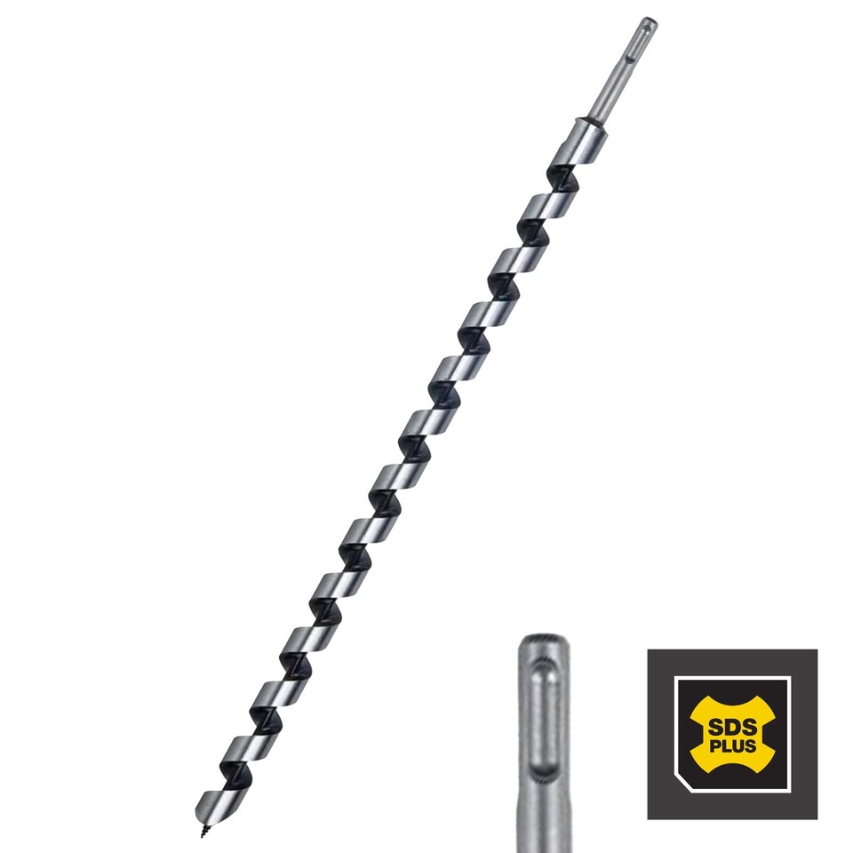 SDS PLUS Auger Drill Bit for Wood, Long Drilling Bit MESA DIAMOND® | eBay