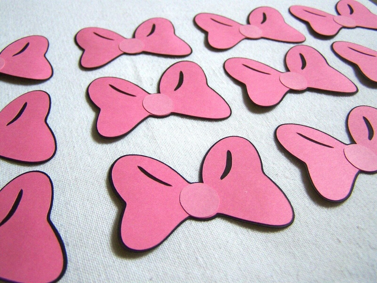 Minnie Mouse Pink Bow Template