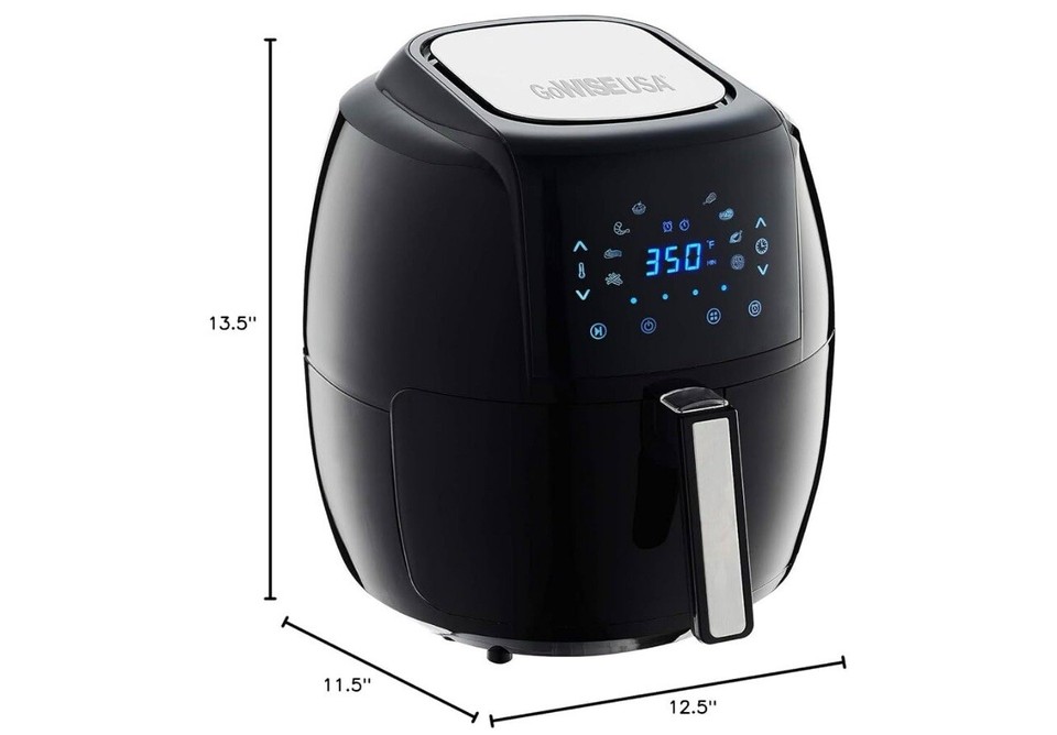 GoWISE USA 1700-Watt 5.8-QT 8-in-1 Digital Air Fryer | eBay