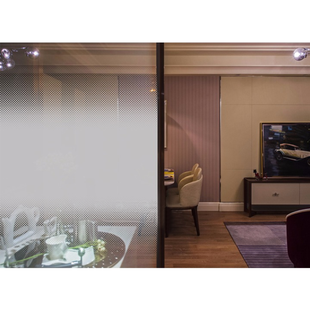 Dots Gradient Window Film Double Way Home Office Glass Stickers 60''x12 ...