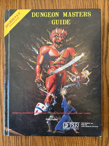 DUNGEON MASTERS GUIDE 1979/1981 7th Print Revised Dungeon & Dragons 1st ...