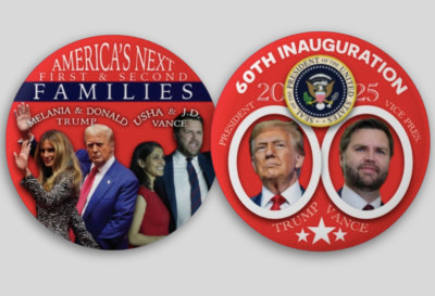 Donald Trump JD Vance Inauguration Pin Buttons Political Republican GOP ...