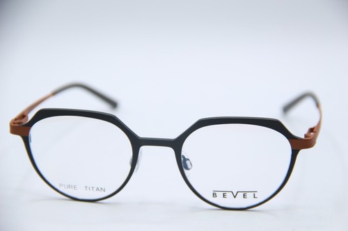 NEW BEVEL 8747 CAPULET GGWT MATTE GREY BROWN AUTHENTIC EYEGLASSES 47-20 ...