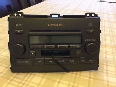LEXUS GX470 RADIO STEREO CD PLAYER CHANGER CASSETTE TAPE 2003-2007 OEM ...