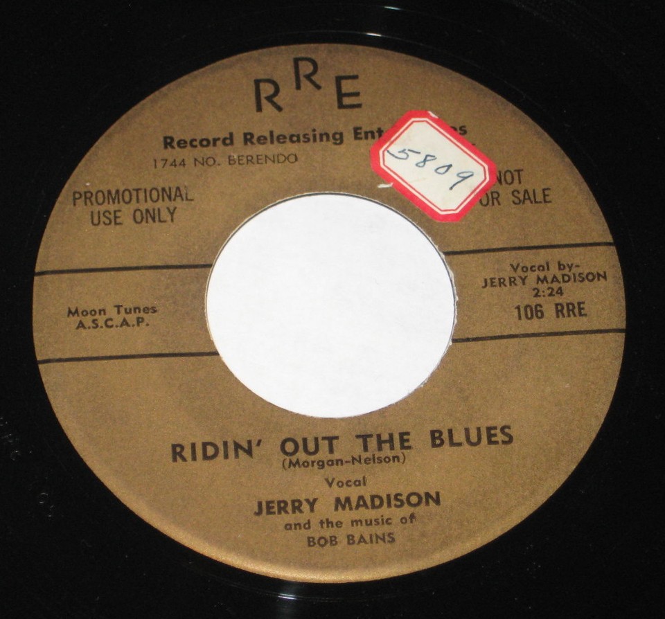 Jerry Madison 7" 45 PROMO HEAR TEEN ROCK N ROLL Afraid To Love You ...