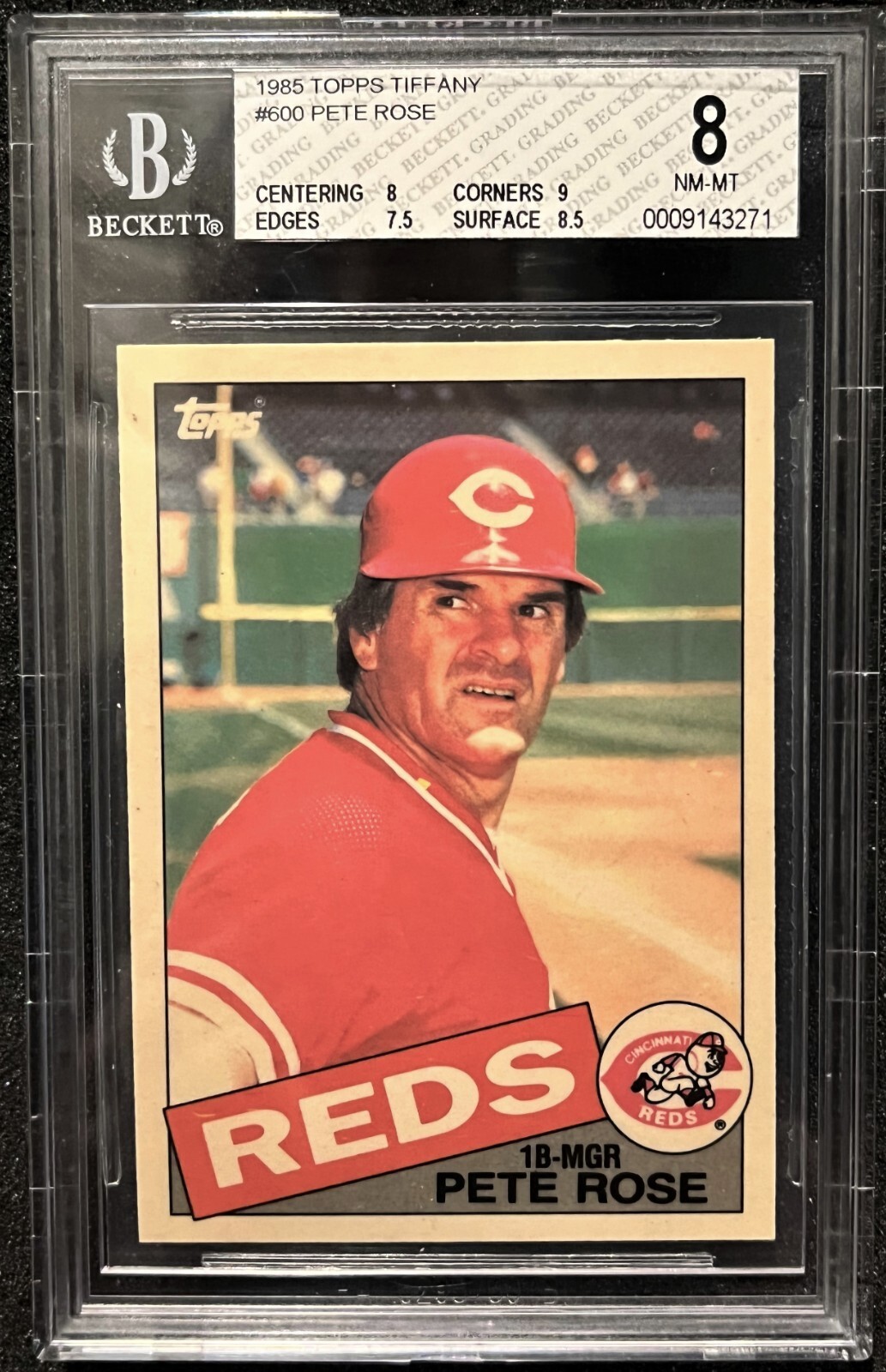 1985 Topps - Collector's Edition (Tiffany) #600 Pete Rose for sale ...