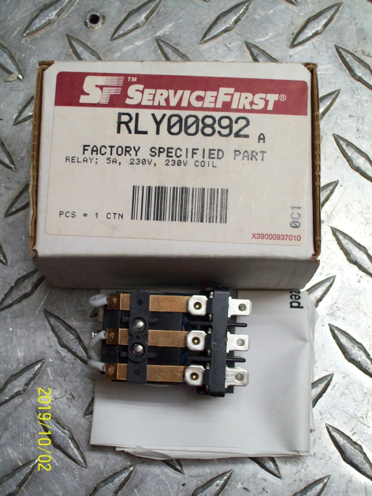 NEW SERVICE FIRST / DELTROL RLY00892 RELAY 230V COIL | eBay