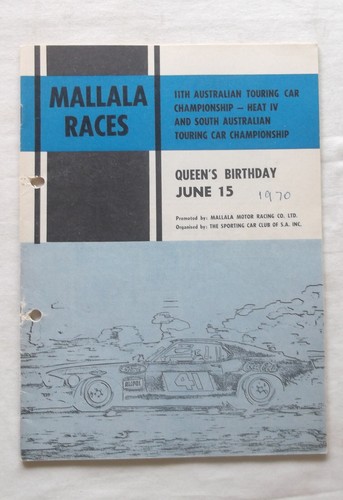 1970 Mallala Race Programme Touring Racing Sports Program Motorcycle | eBay