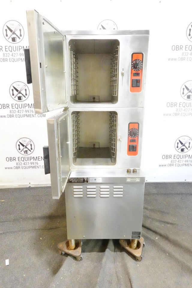 VULCAN 10 PAN DOUBLE STACKED ELECTRIC CONVECTION STEAMER MODEL C24ET10 ...