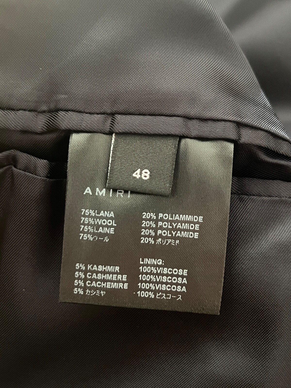 New Amiri Camel Boiled Wool Cashmere Double Breasted Blazer Jacket 48 38 $2990 | eBay