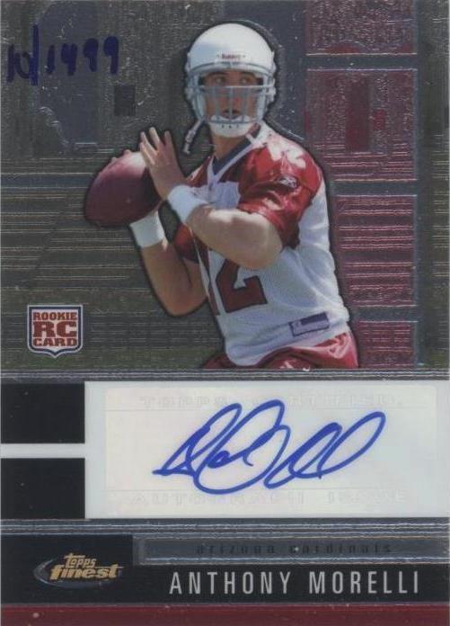 2008 Topps Finest - Anthony Morelli #108 Rookie Autographs Hand Serial ...