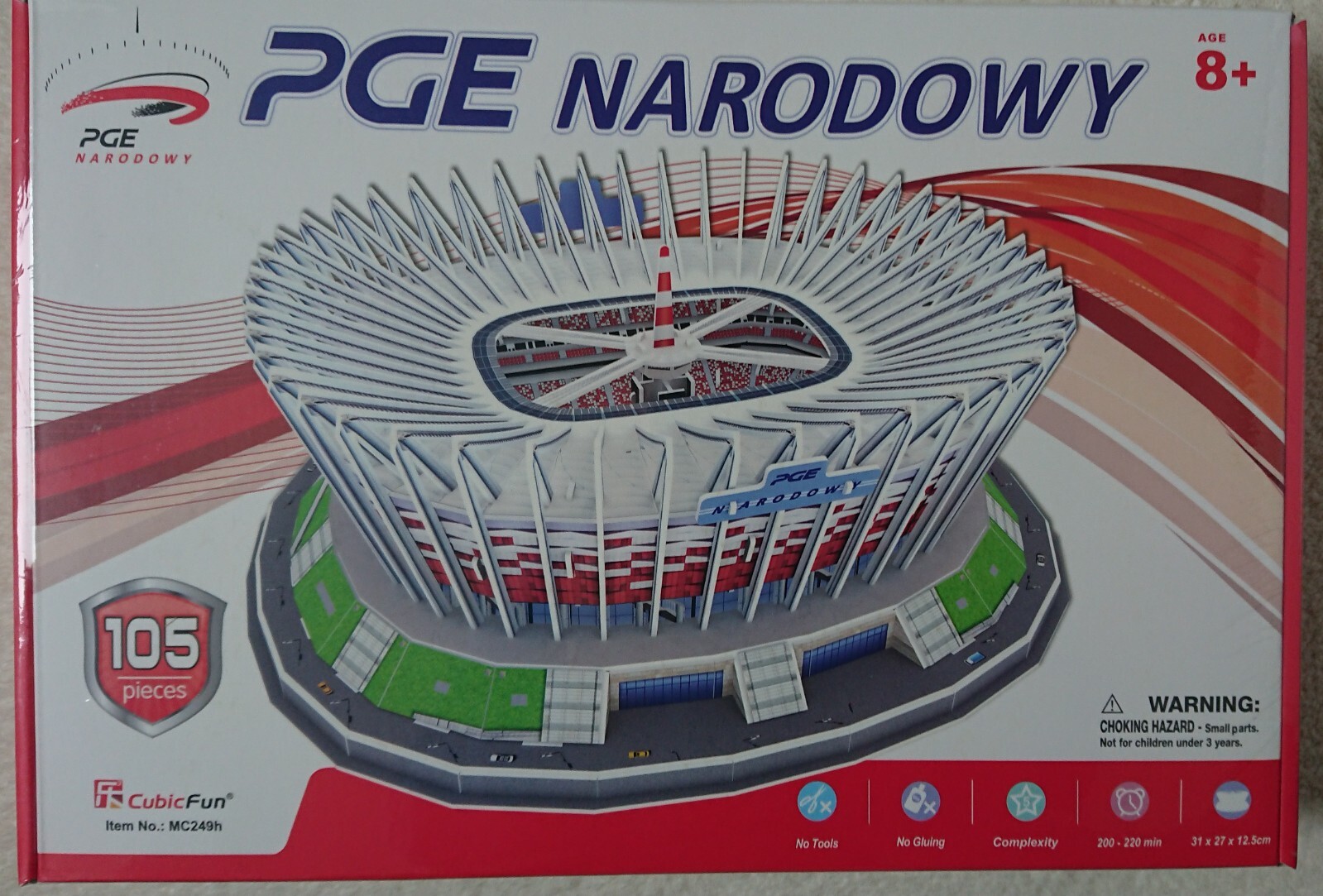 6944588202491 Puzzle 3d Stadion PGE Narodowy 105 Elementów CubicFun online kaufen | eBay