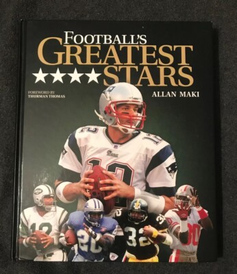 "FOOTBALL'S GREATEST STARS" by Allan Maki (2008, Hardcover ...
