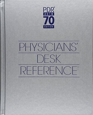 2016 PHYSICIANS' DESK REFERENCE, 70TH EDITION By Pdr Staff - Hardcover ...