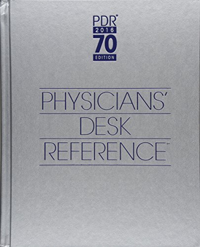 2016 PHYSICIANS' DESK REFERENCE, 70TH EDITION By Pdr Staff - Hardcover ...