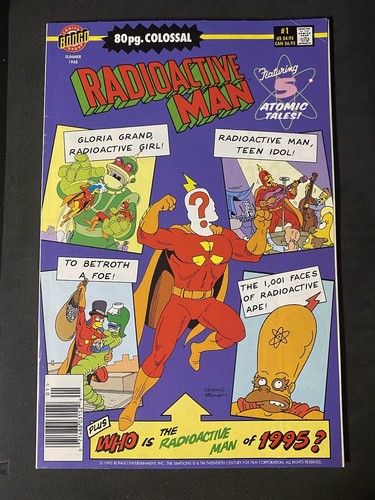RADIOACTIVE MAN 80-PAGE COLOSSAL #1 Bongo Comics US 1995 Fine Newsstand | eBay