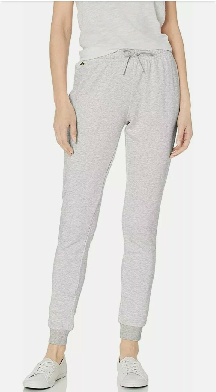 Lacoste Women's Sport Pants Fleece Trackpants Gray Jogger 34 Europe / 2 USA | eBay