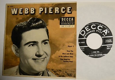 Webb Pierce Decca EP ED 2241 with In the Jailhouse Now +3 | eBay