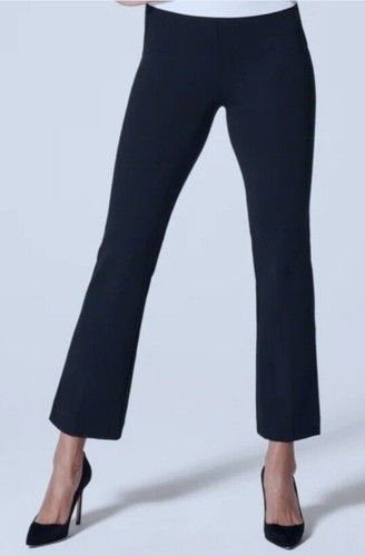 SPANX On The Go Polished Kick Flare Navy Blue Tummy Shaping Ankle Pants ...