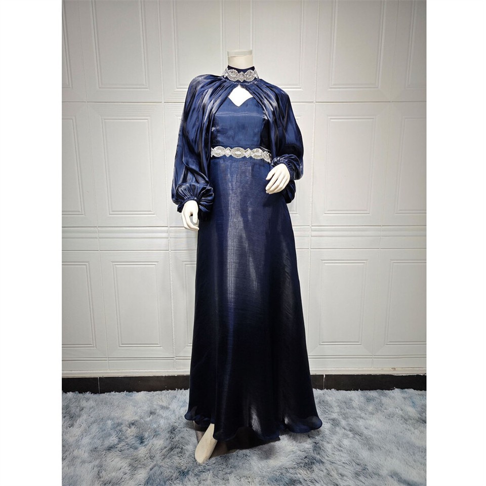 Women Muslim Cape Long Maxi Dress Kaftan Turkey Kaftan Moroccan Abaya ...