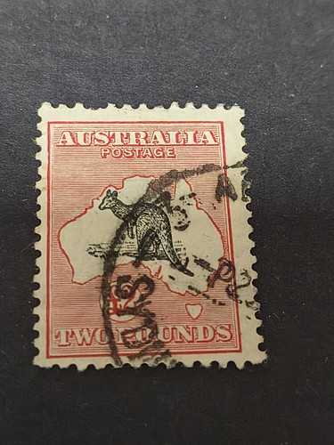 AUSTRALIA Kangaroo £2 Two Pounds Stamp CofA BW58 Used | eBay