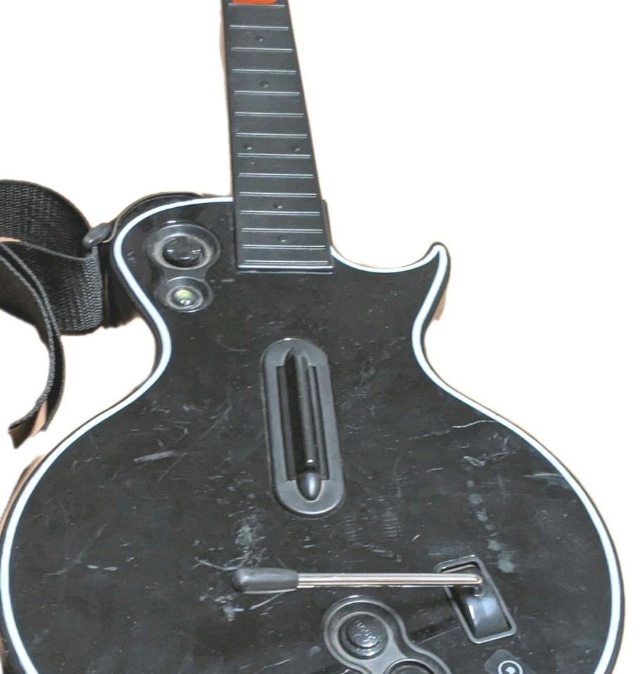 Xbox 360 Guitar Hero 2/3 Gibson Les Paul Wireless Controller Bundle ...