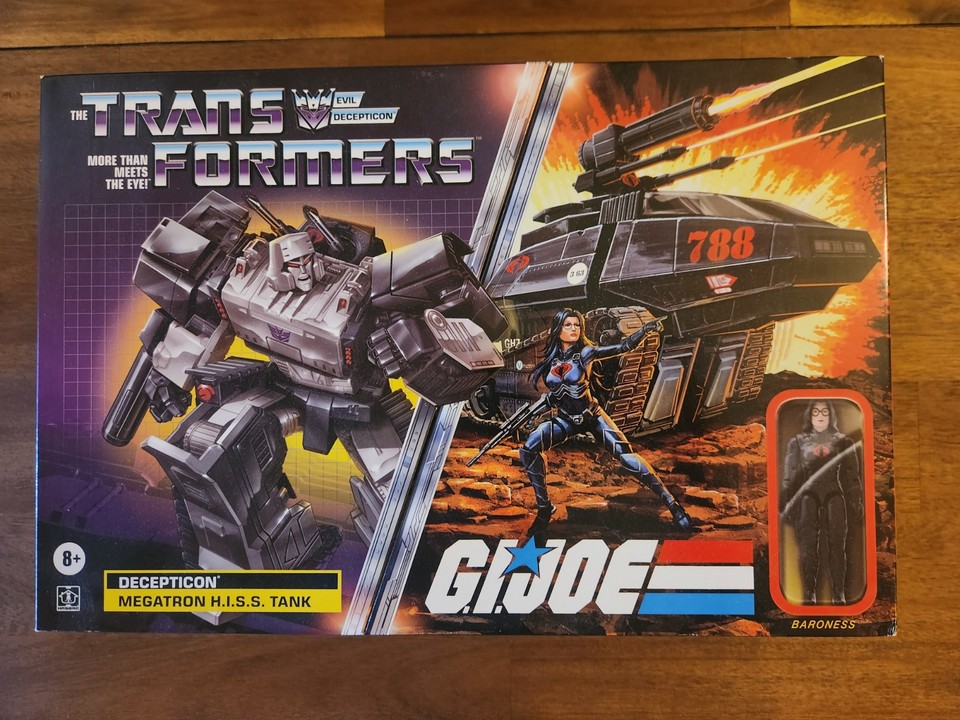 Transformers gi joe Collaborative Set Of 4 Megatron Soundwave Bumble ...