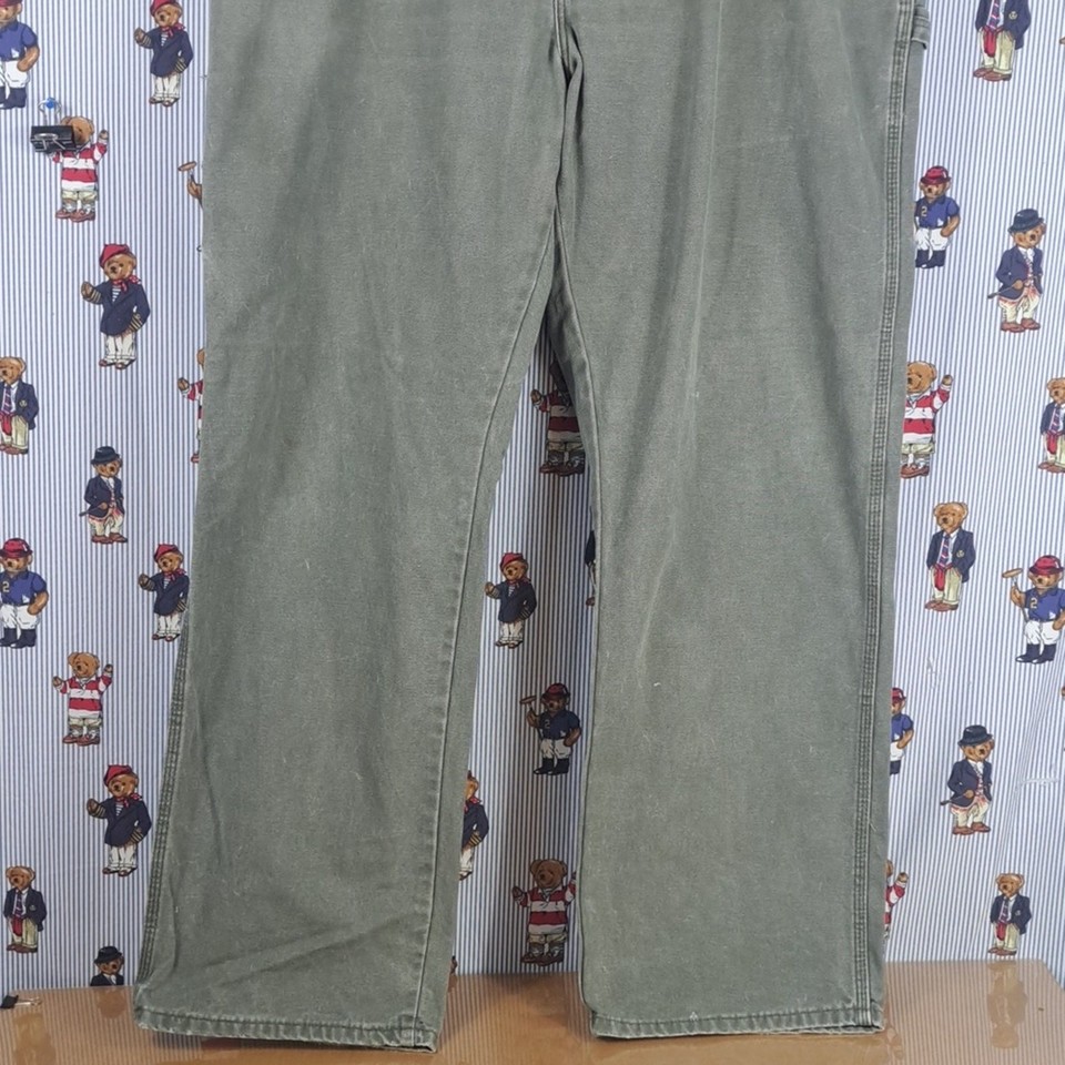 Dickies workwear light green wash fade carpenter casual canvas work ...