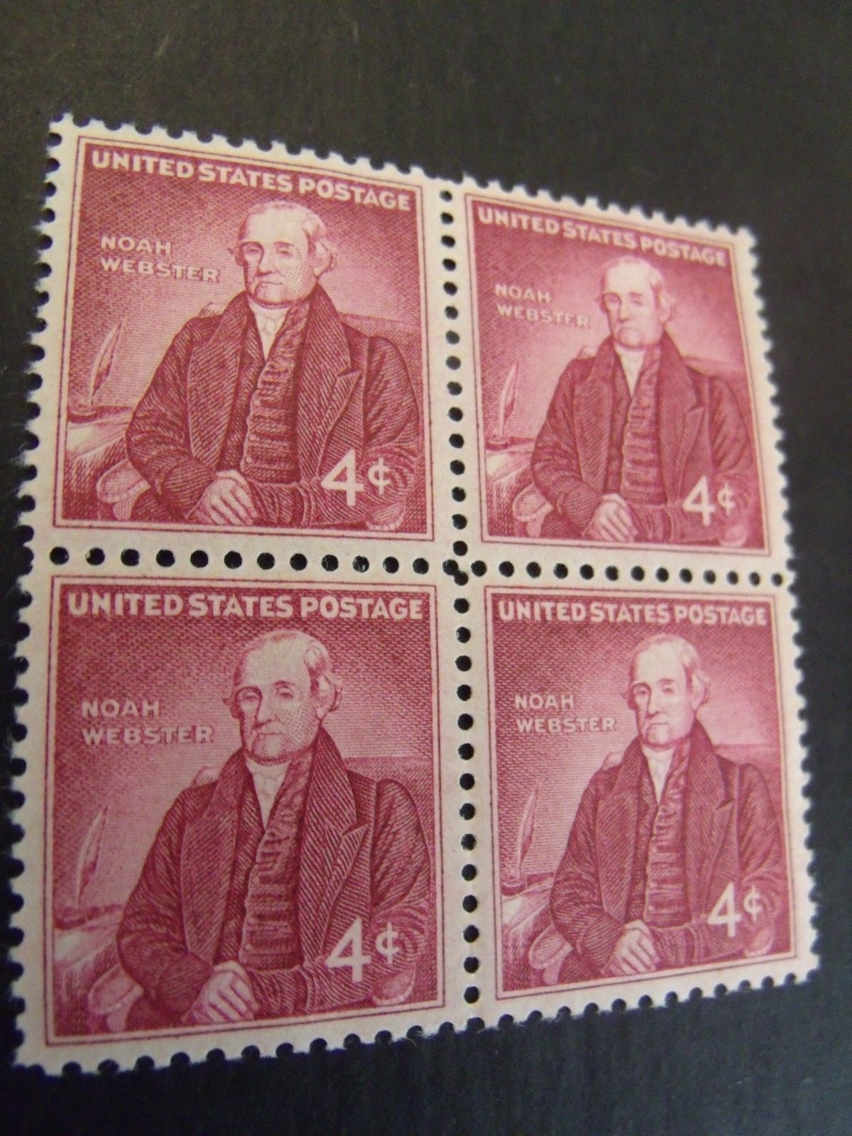 US Postage Stamp 1958 Noah Webster - Lexicographer & Author Scott 1121 ...