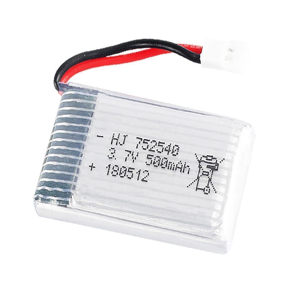 3.7V 500mAh 752540 Lipo Battery For Syma X5C X5SW M68 Cheerson CX-30 ...