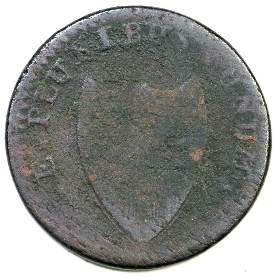 1788 M 49-f R-5 Head Left New Jersey Colonial Copper Coin | eBay