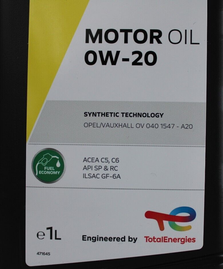 1L Original OPEL 0W20 Motoröl Fuel Economy Longlife OV0401547 ...