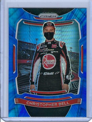 2021 PANINI PRIZM NASCAR CAROLINA BLUE HYPER PRIZM CHRISTOPHER BELL ...
