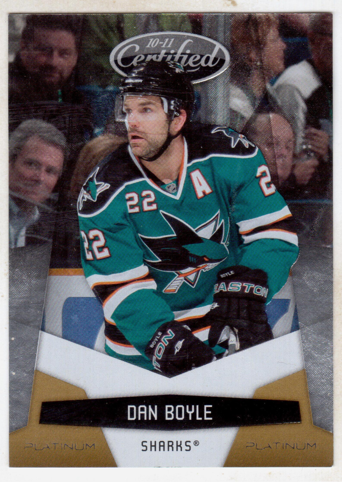 2010-11 PANINI CERTIFIED PLATINUM GOLD #122 DAN BOYLE #25/25 | eBay