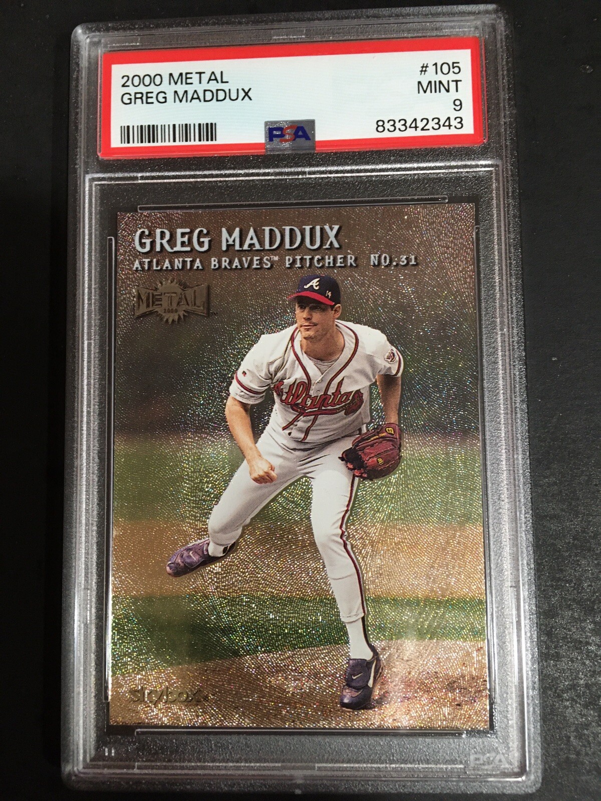 2000 METAL GREG MADDOX, #105, PSA 9, HOF, POP 2 (Free Shipping On 3 ...