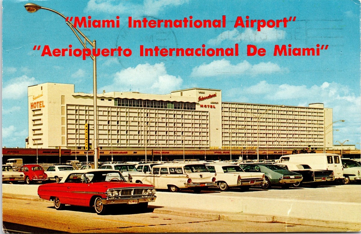 Miami International Airport 1970s Miami International Airport Stock