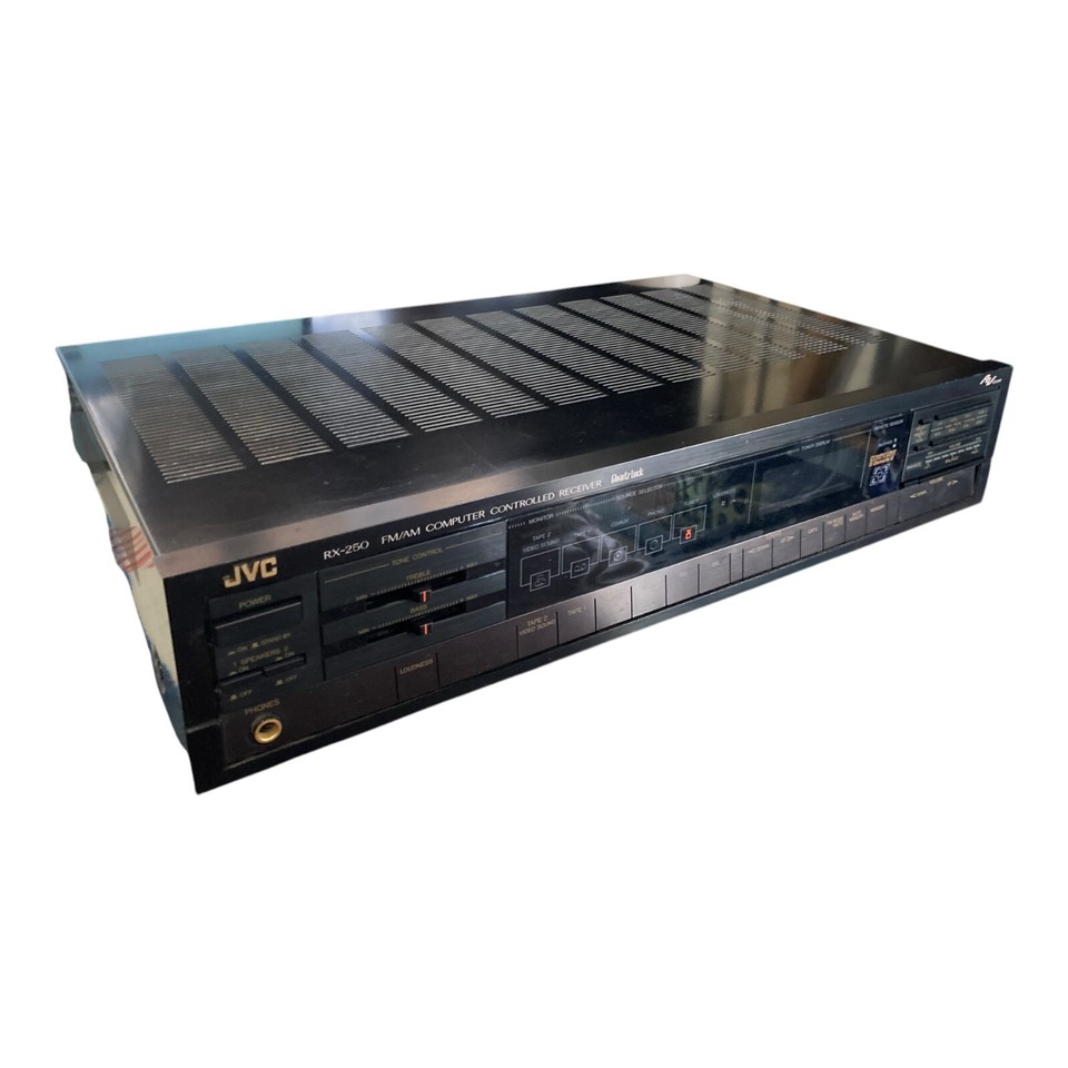 JVC FM/AM Computer Controlled Receiver RX-250 🎶 Vintage Stereo Audio ...