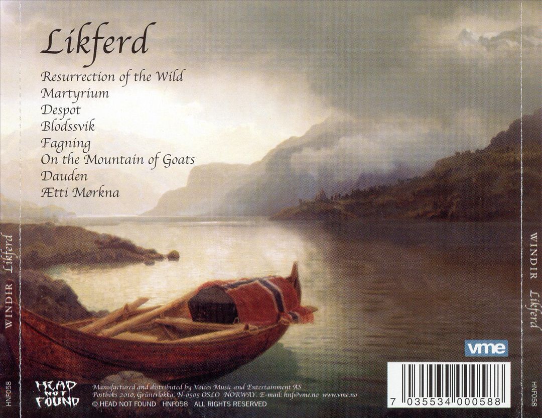 WINDIR LIKFERD NEW CD 7035534000588| eBay